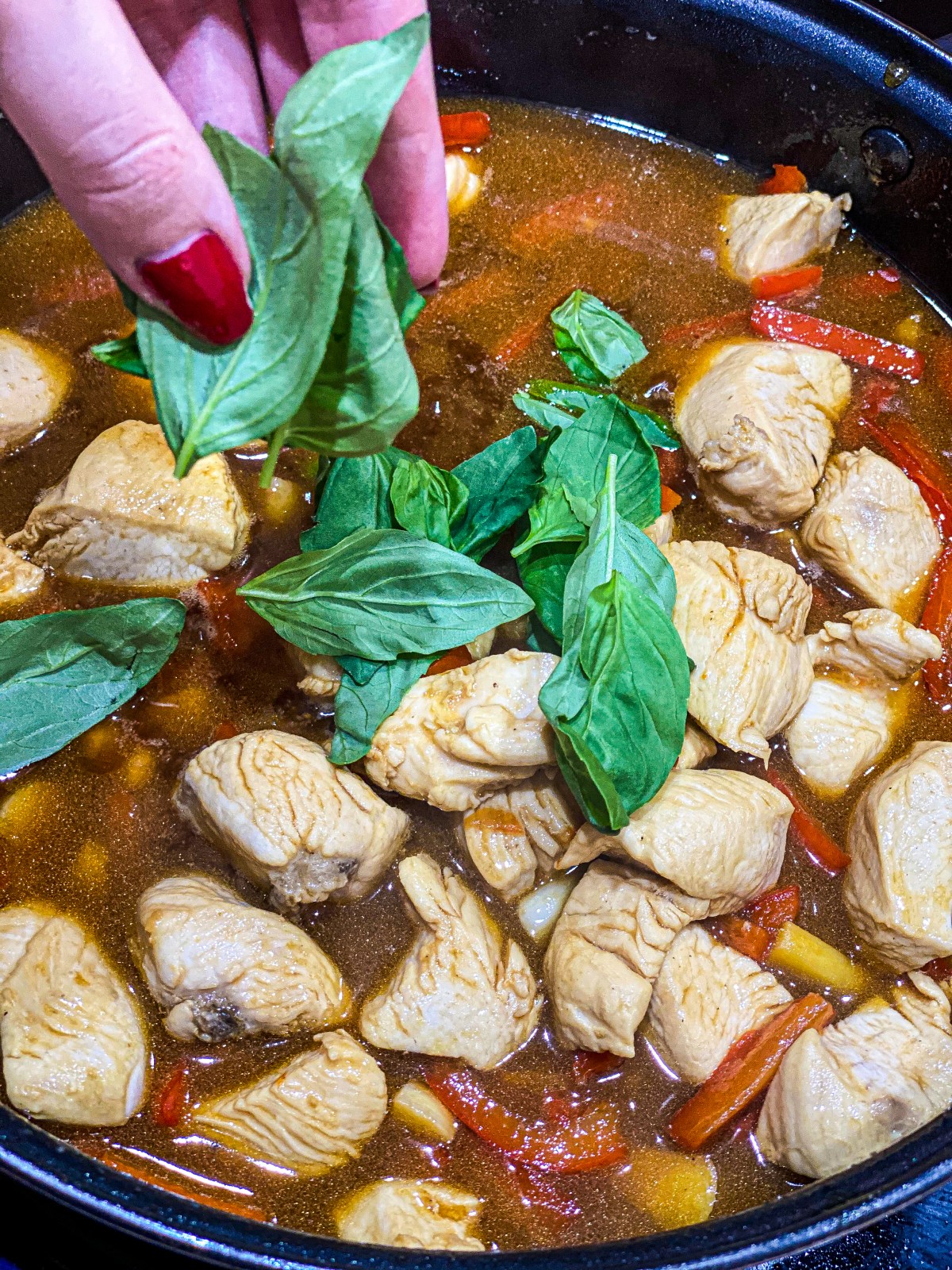 Three Cup Chicken (San Bei Ji) - Dine with Delight